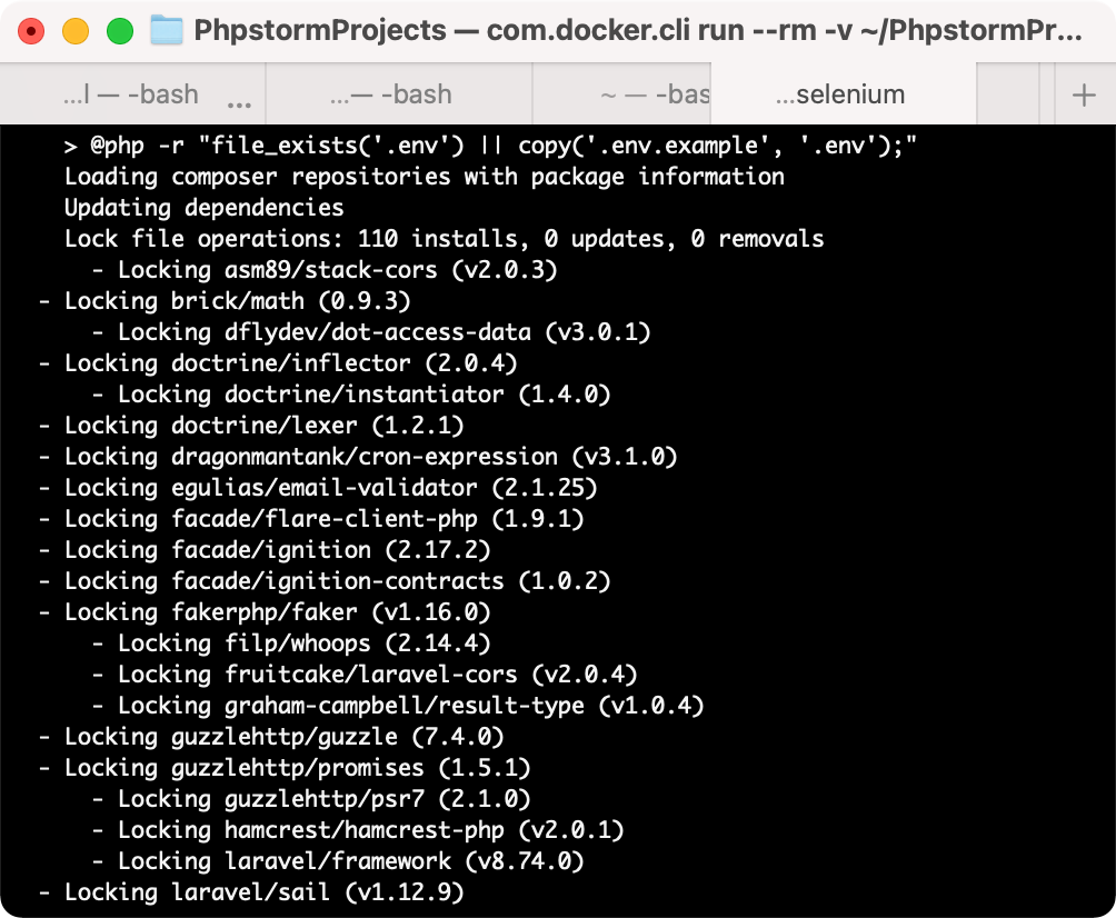 Laravel 備忘録 Laravel Sailでプロジェクト作成してdockerで動かすまで きりんブログ 9762